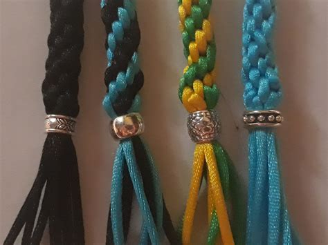 Braided Keychain Choose Your Design Etsy