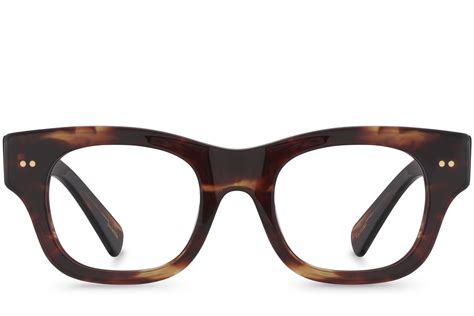 Kerouac View Rectangular Tortoiseshell Eco Acetate Glasses Polette Polette Uk