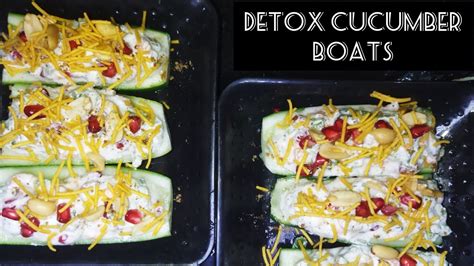 Detox Cucumber Boats A Healthy Easy And Quick Recipe For Weightloss