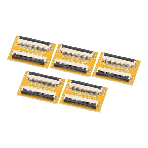 Uxcell Ffc Fpc Extension Board Pcb Extend Connector 30 Pin 0 5mm Pitch Single Side 5 Pack