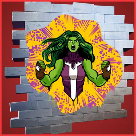 Fortnite She Hulk Smash Spray Pro Game Guides