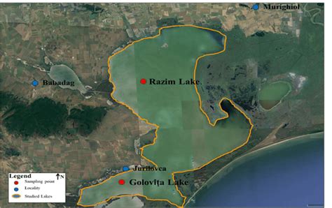 Map Of The Sampling Points Download Scientific Diagram