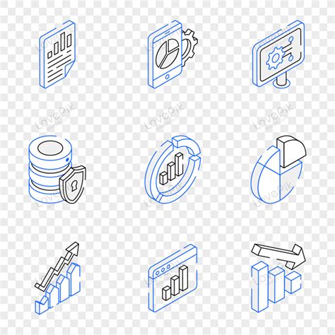 통계 팩 아이콘 아이콘 Png 일러스트 무료 다운로드 Lovepik