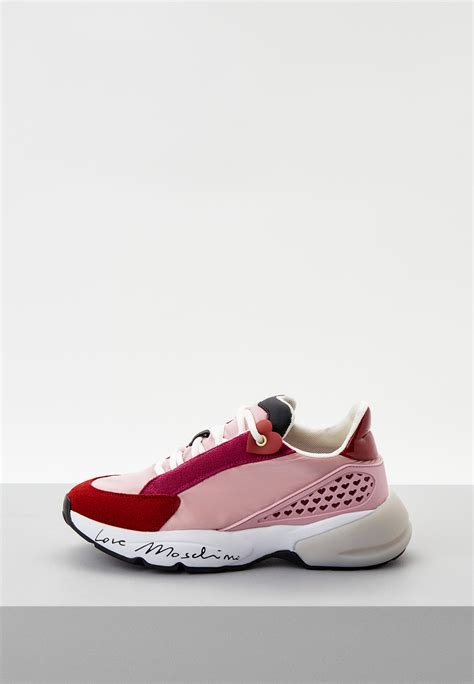 Кроссовки Love Moschino, цвет: розовый, RTLACC128001 — купить в ...