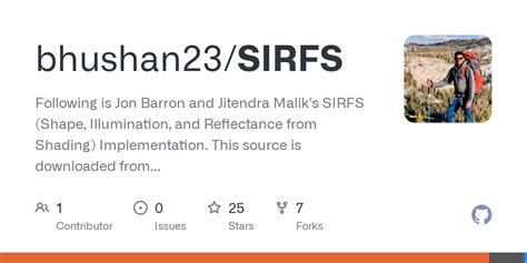 Github Bhushan23sirfs Following Is Jon Barron And Jitendra Maliks