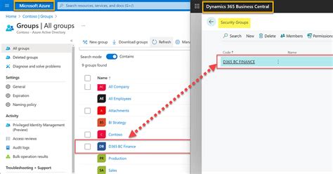 Create And Manage Security Groups In D365 Bc Wave 1 2023