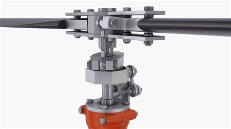 Helicopter Rotor System V 1 3d Model By Zurel