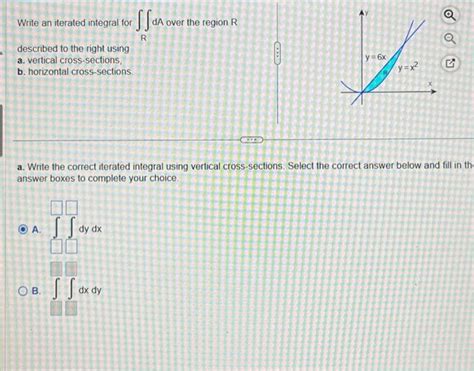 Solved Write An Iterated Integral For ∬rda Over The Region R