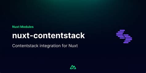 Nuxt Contentstack · Nuxt Modules