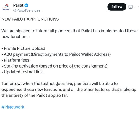 pailot on pi network adds payments staking and more