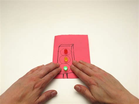 Paper Circuit Parallel With Pressure Switch Make