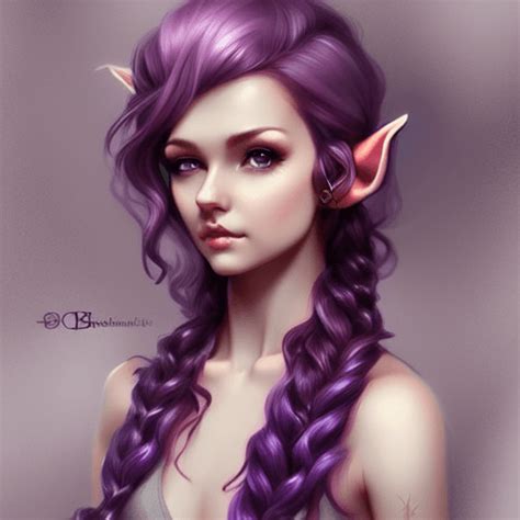 Beautiful Hyper Realistic Elf Girl · Creative Fabrica
