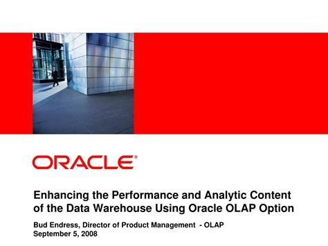 Ppt Enhancing The Performance And Analytic Content Of The Data