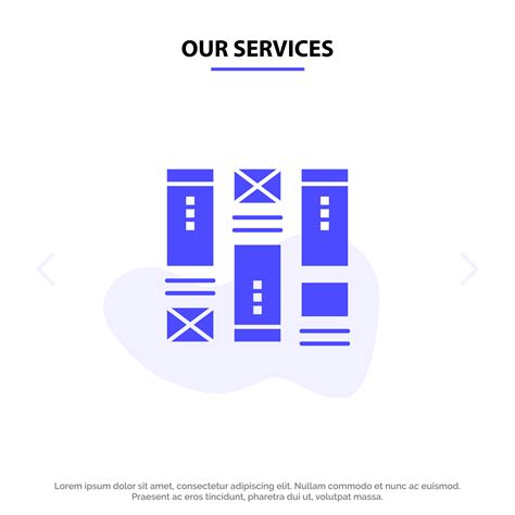 Our Services Wire Framing Sketching Wireframe Idea Solid Glyph Icon Web