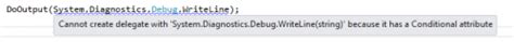 console writeline vs system diagnostics debug writeline considerations