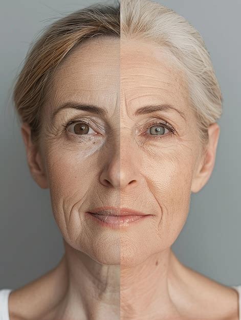 Premium Photo A Womans Face With The Different Angles