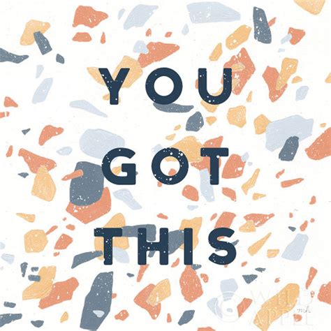 Terrazzo Inspiration Ii You Retro Poster Print By Moira Hershey 56848