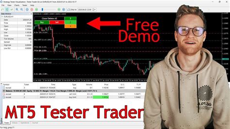 Mt5 Tester Trader For Manual Backtesting New Ea For Every Trader Free Demo Youtube