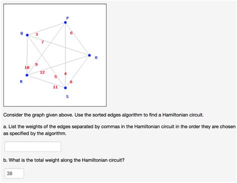 Solved Р 6 3 0 9 19 12 5 R 8 11 S Consider the graph given Chegg