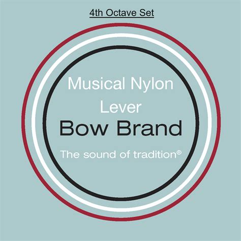Bow Brand Nylon Lever Harp String Octave 4 Set — The Sydney String Centre