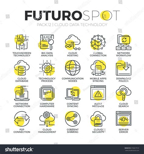 클라우드 컴퓨팅 빅 데이터 네트워크 기술의 스톡 벡터로열티 프리 376827919 Shutterstock