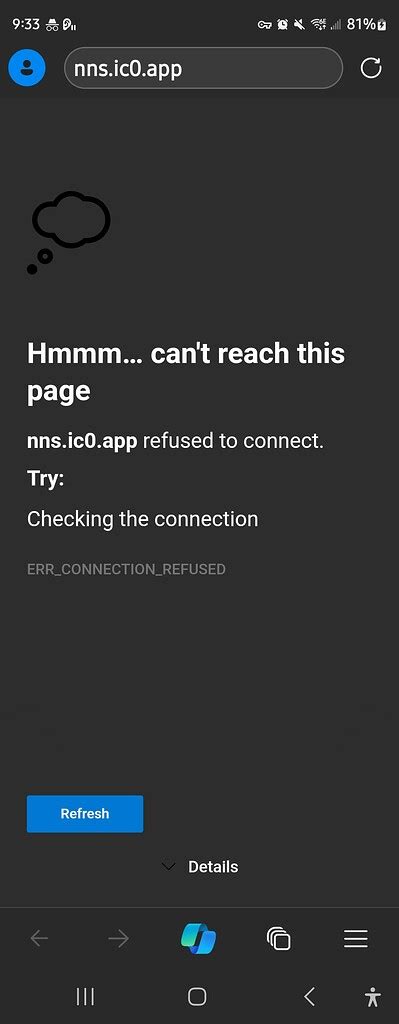 Nns Dapp Not Loading Nns Governance Internet Computer Developer Forum