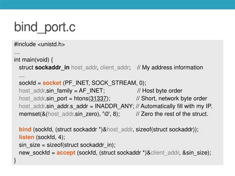 Ppt Port Binding Shellcode Powerpoint Presentation Free Download Id2209889