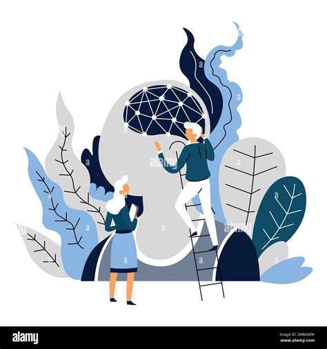 Programmers And Artificial Intelligence Robot Head Neural Network