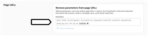 how can i stop tracking url parameters piwik pro help center