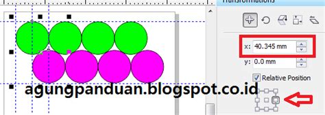 Cara Duplikasi Atau Clone Objek Dengan Jarak Tertentu Di Coreldraw