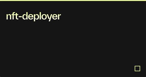 nft deployer codesandbox
