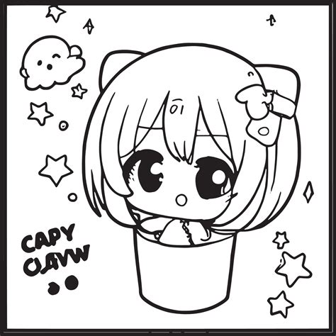 Chibi Instagram Coloring Pages