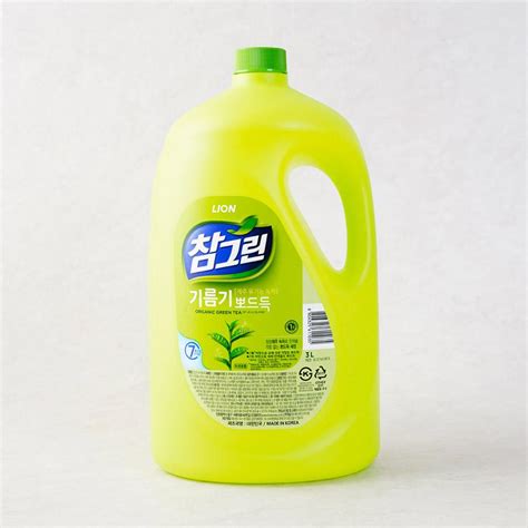 라이온 참그린 녹차 뽀드득 주방세제 용기 메가마트몰