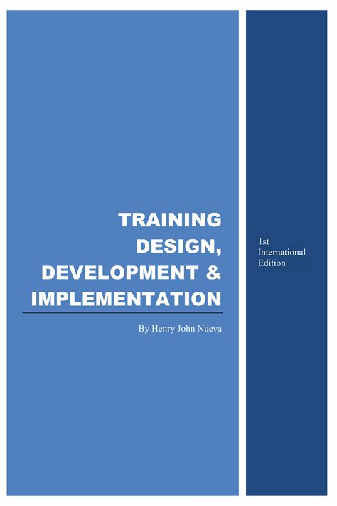 Training Design Development And Implementation Pdf