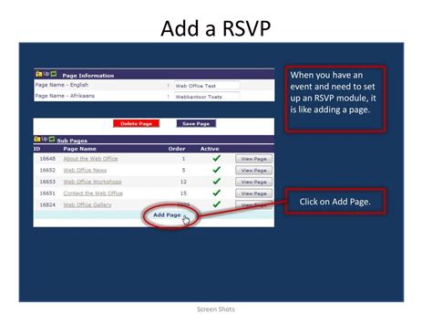 PPT Add An RSVP PowerPoint Presentation Free Download ID