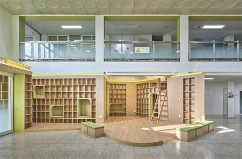 Unfolding Bookshelves 중흥초등학교 도서관 리모델링 Oa Lab