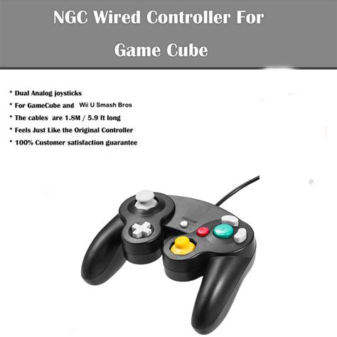 2 Pack Wired Ngc Controller Gamepad For Nintendo Gamecube Gc And Wii U Console Usa Ebay 2 Pack Wired Ngc Controller Gamepad For Nintendo Gamecube Gc And Wii U Console Usa Ebay