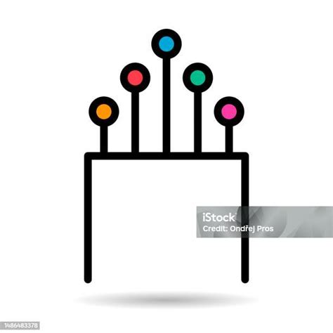 광 케이블 그림자 아이콘 기술 정보 와이어 웹 네트워크 디지털 인터넷 벡터 일러스트 레이 션 개념에 대한 스톡 벡터 아트 및 기타 이미지 Istock