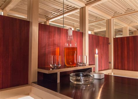 Two Person Bar Modelled On Adolf Loos Speakeasy