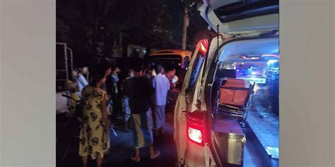 ဒေါပုံတွင် ဘတ်စ်ကားစောင့်နေသည့် အမျိုးသမီး ၁ ဦး ပိုက်ဆံအိတ်လု ဓားထိုးခံရ