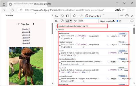 Interagir Com O Dom Com A Consola Microsoft Edge Developer Documentation Microsoft Learn