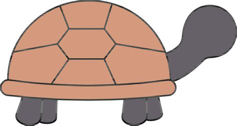 Brown And Gray Tortoise Icon Or Symbol 24459102 Vector Art At Vecteezy