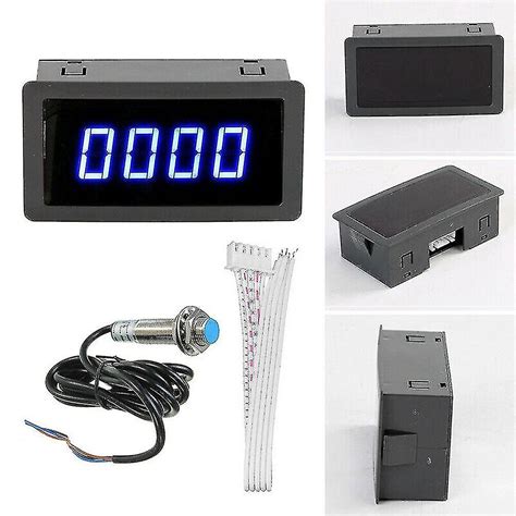 4 Digital Led Tachometer Rpm Speed Meter Car Meter Proximity S Sensor Fruugo UK