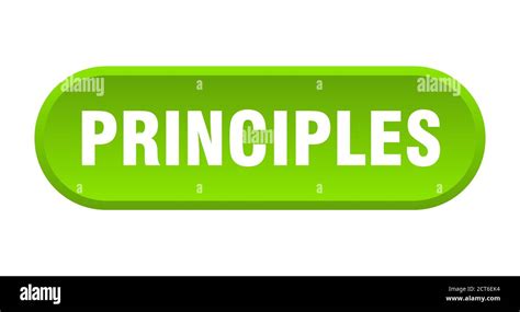 Principles Button Rounded Sign Isolated On White Background Stock Vector Image And Art Alamy