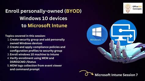 Enroll Windows 10 Device In Microsoft Intune Bring Your Own Device