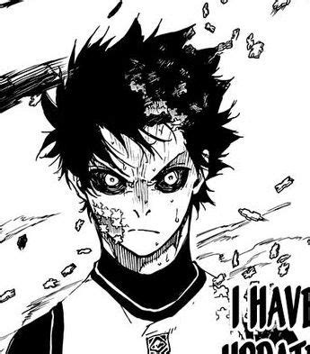 An Anime Character With Black Hair And Blue Eyes Holding A Knife In His Hand