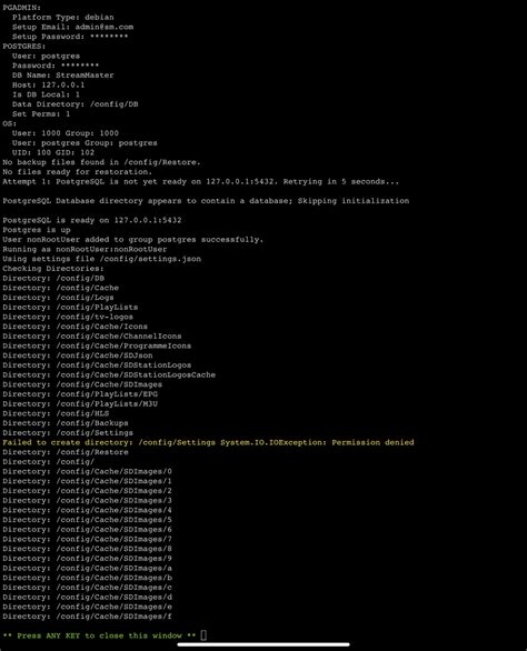 Support Streammaster Docker Containers Unraid