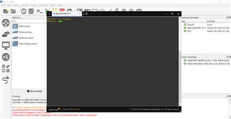 Lab First Interactions With The MikroTik Router