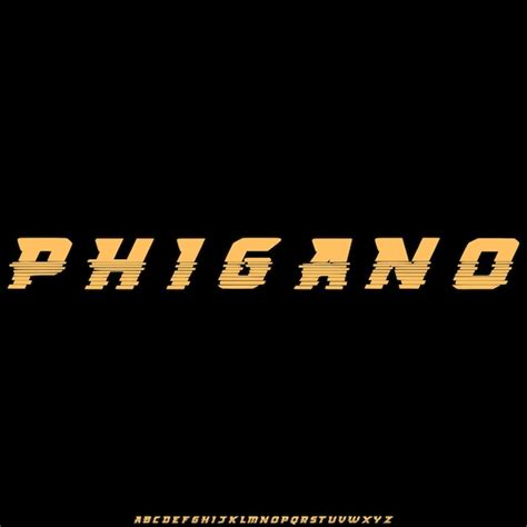 Premium Vector Bold And Futuristic Display Font Alphabet Vector