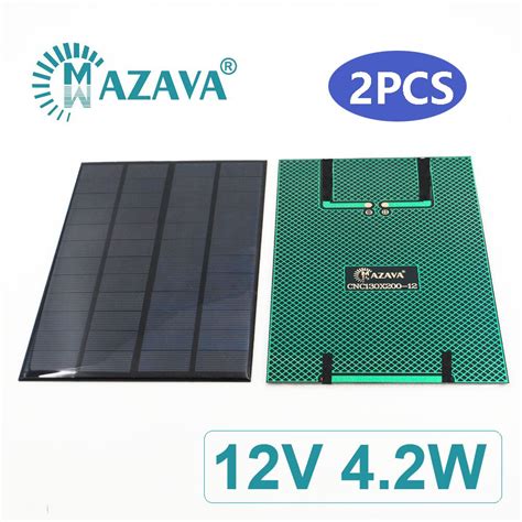 12 V 15 W Solceller 15 2 25 3 42 7 W Utendørs Grandado